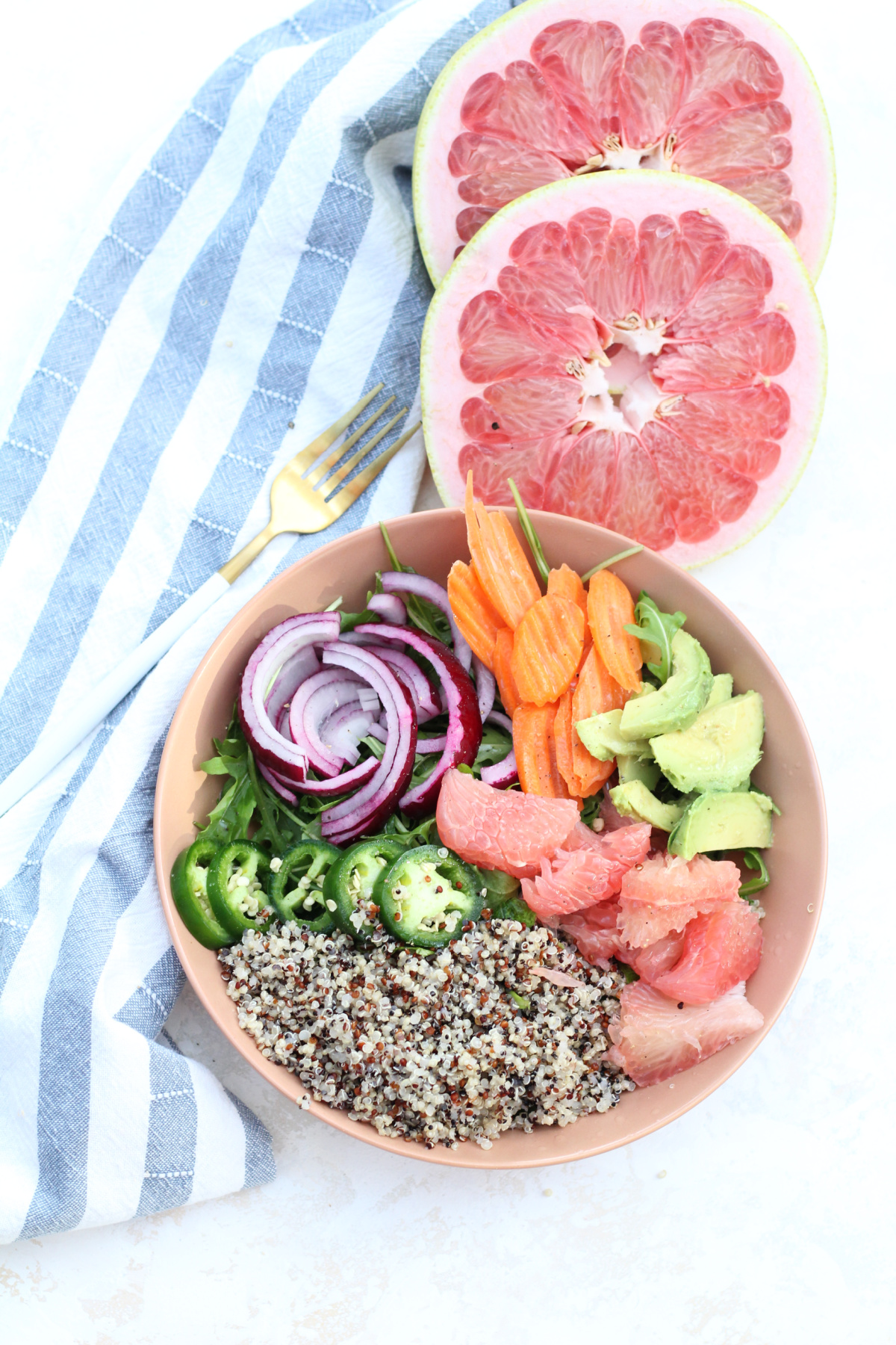 Vegan Pummelo Grain Bowl – Noble Citrus