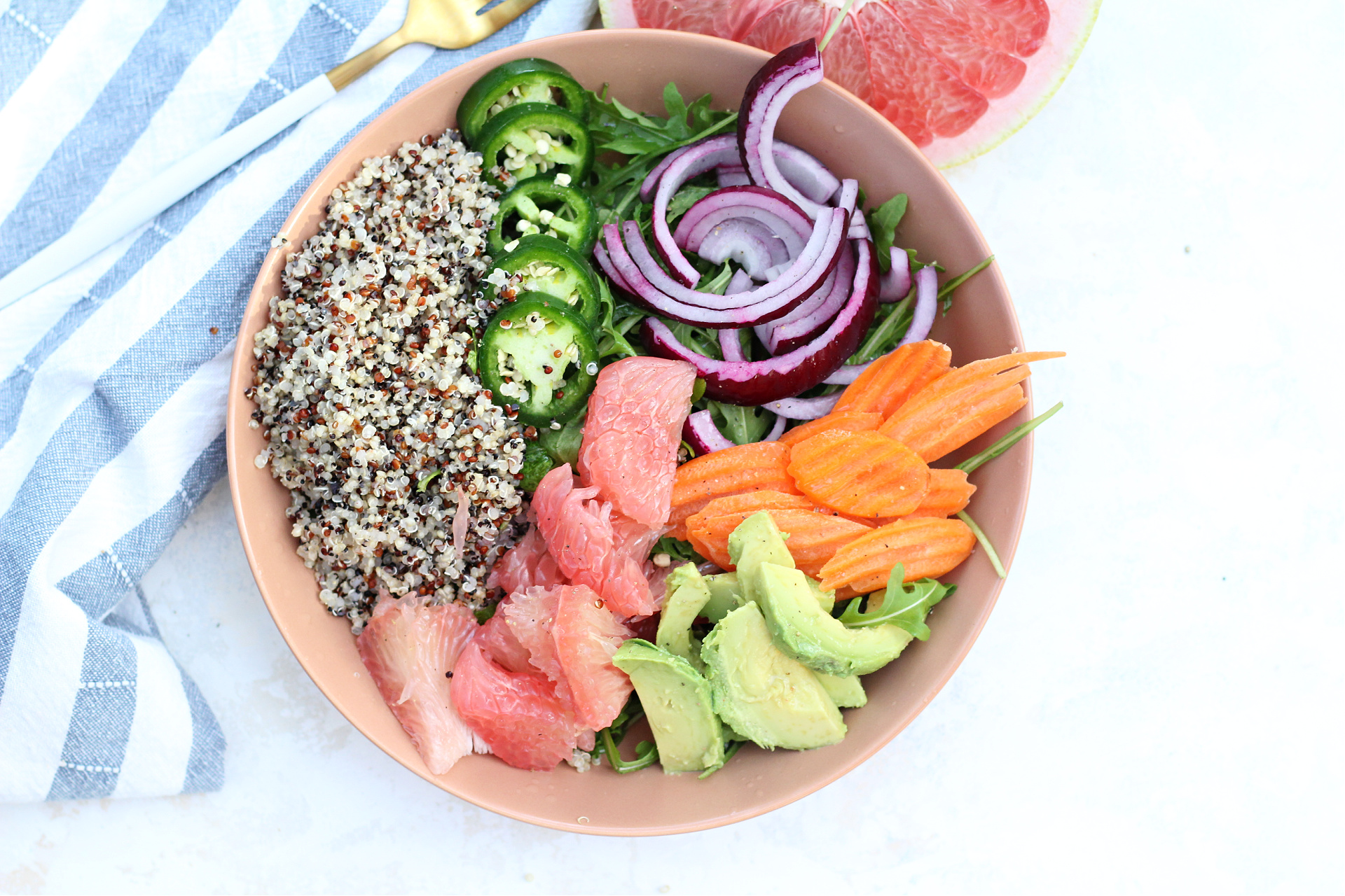 Vegan Pummelo Grain Bowl – Noble Citrus